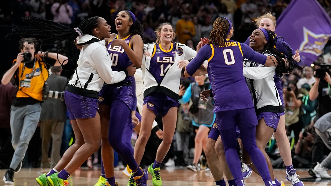 NCAA's women's March Madness: LSU beats Iowa in championship ...