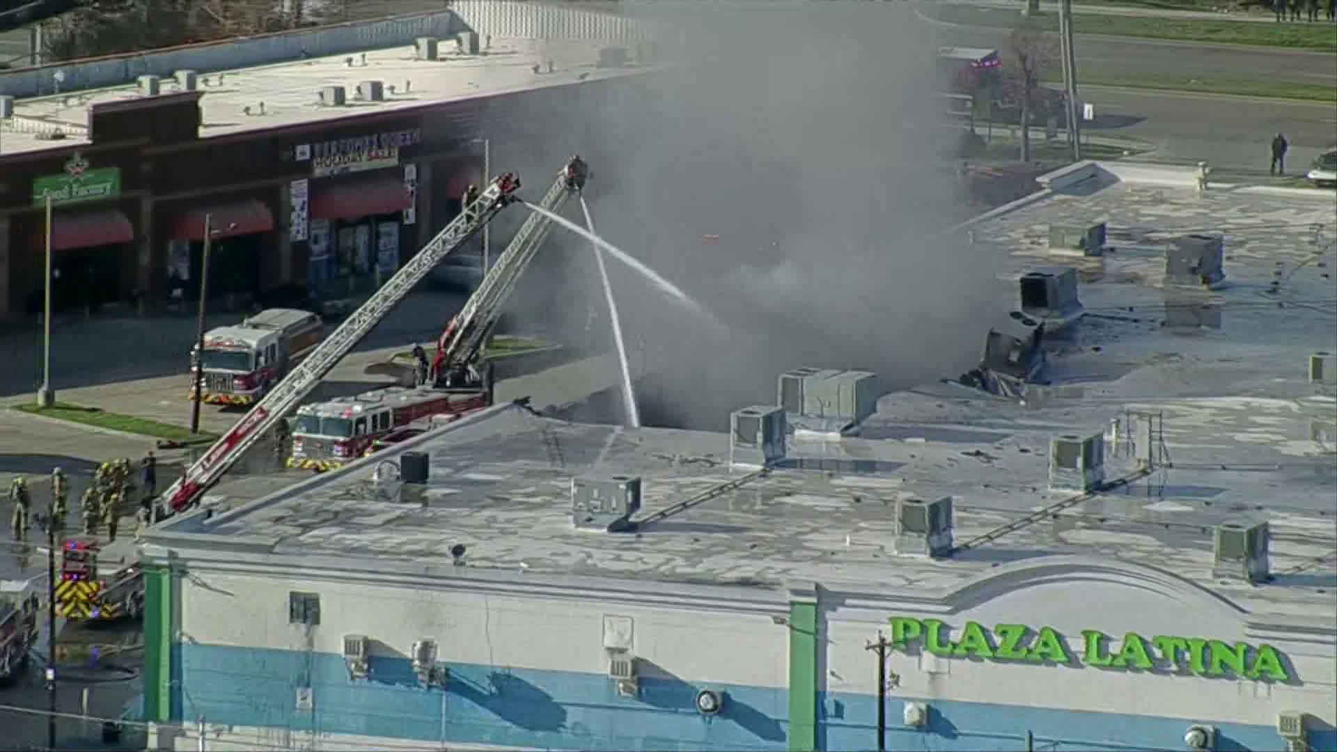 Dallas, Texas fire killed 500 animals at Plaza Latina shopping center ...