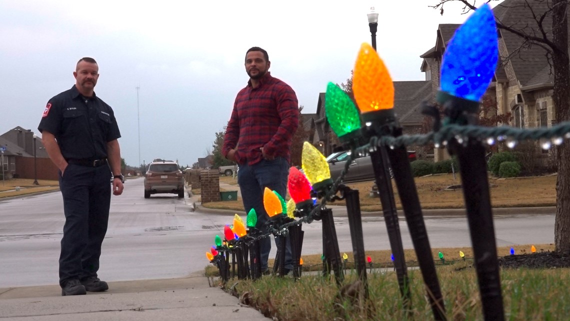 North Texas man gets Christmas surprise after fall from roof | wthr.com