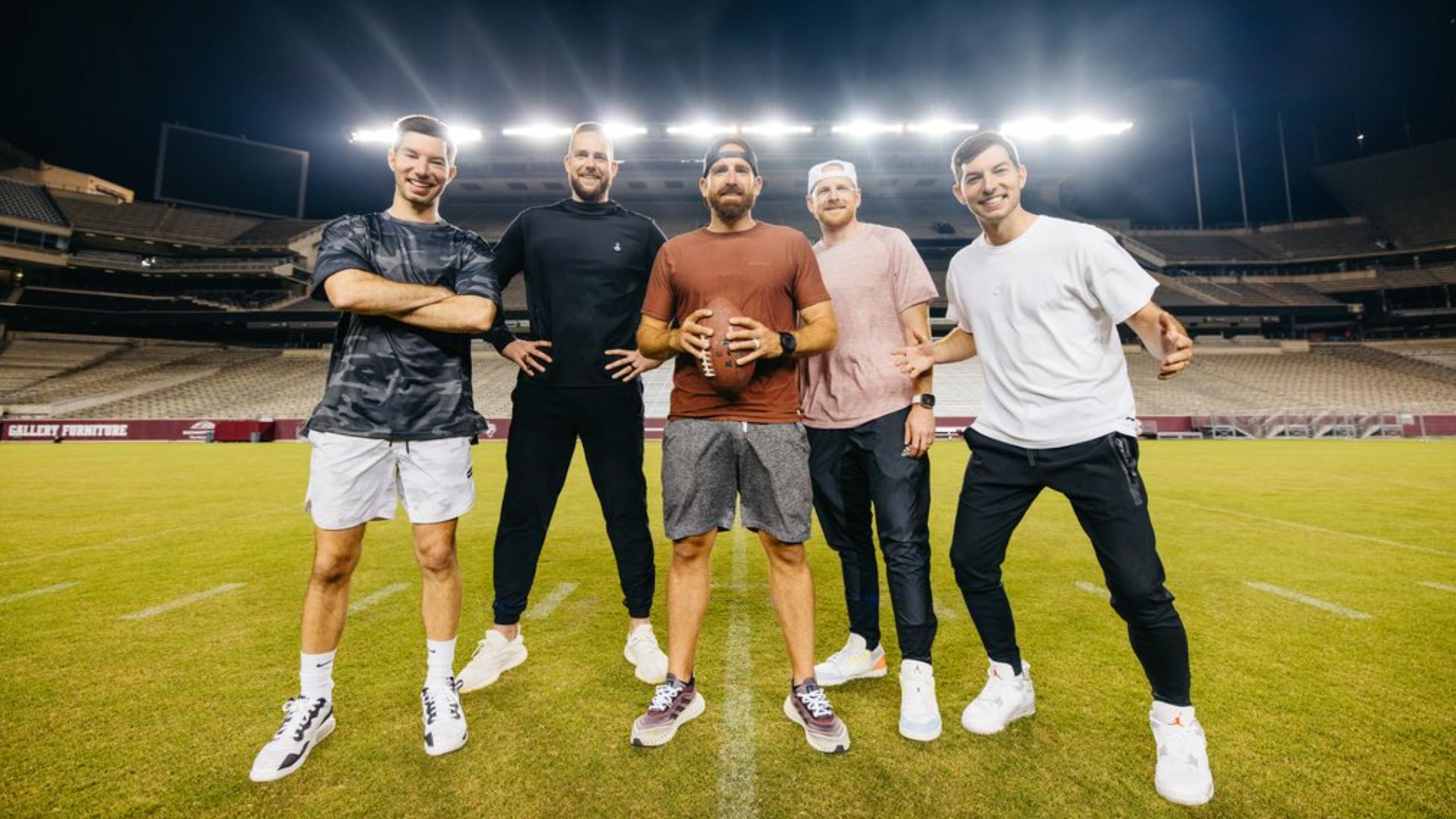 Dude Perfect Trick Shot Championship: Mike Shields of 'That'll Work ...