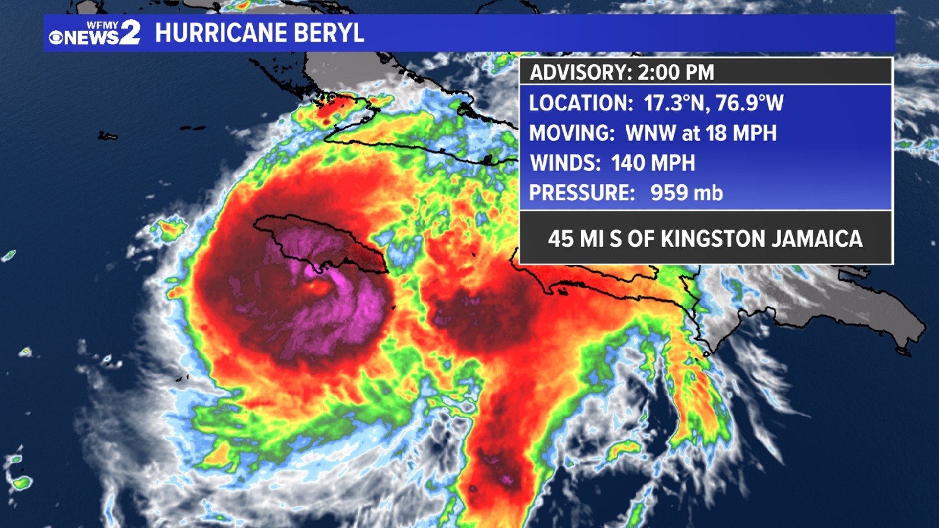 Hurricane Beryl now moving into southeastern Caribbean | wqad.com