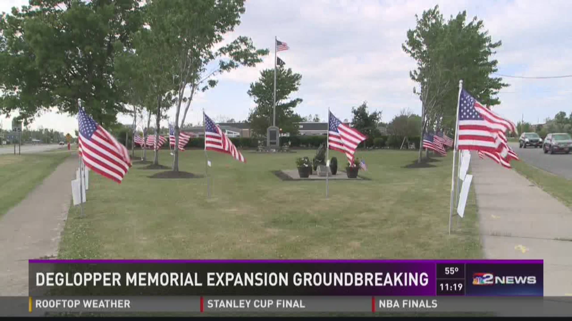 Groundbreaking held for DeGlopper Memorial expansion | 10tv.com