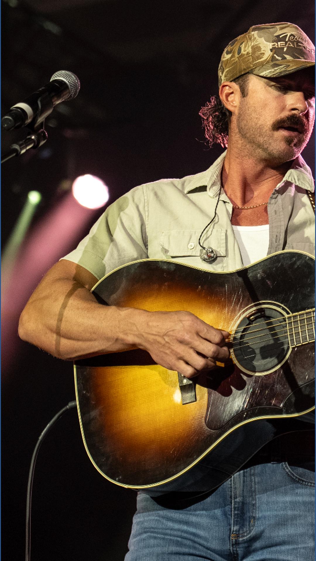 Country singer Riley Green performing at Ruoff Music Center in June ...