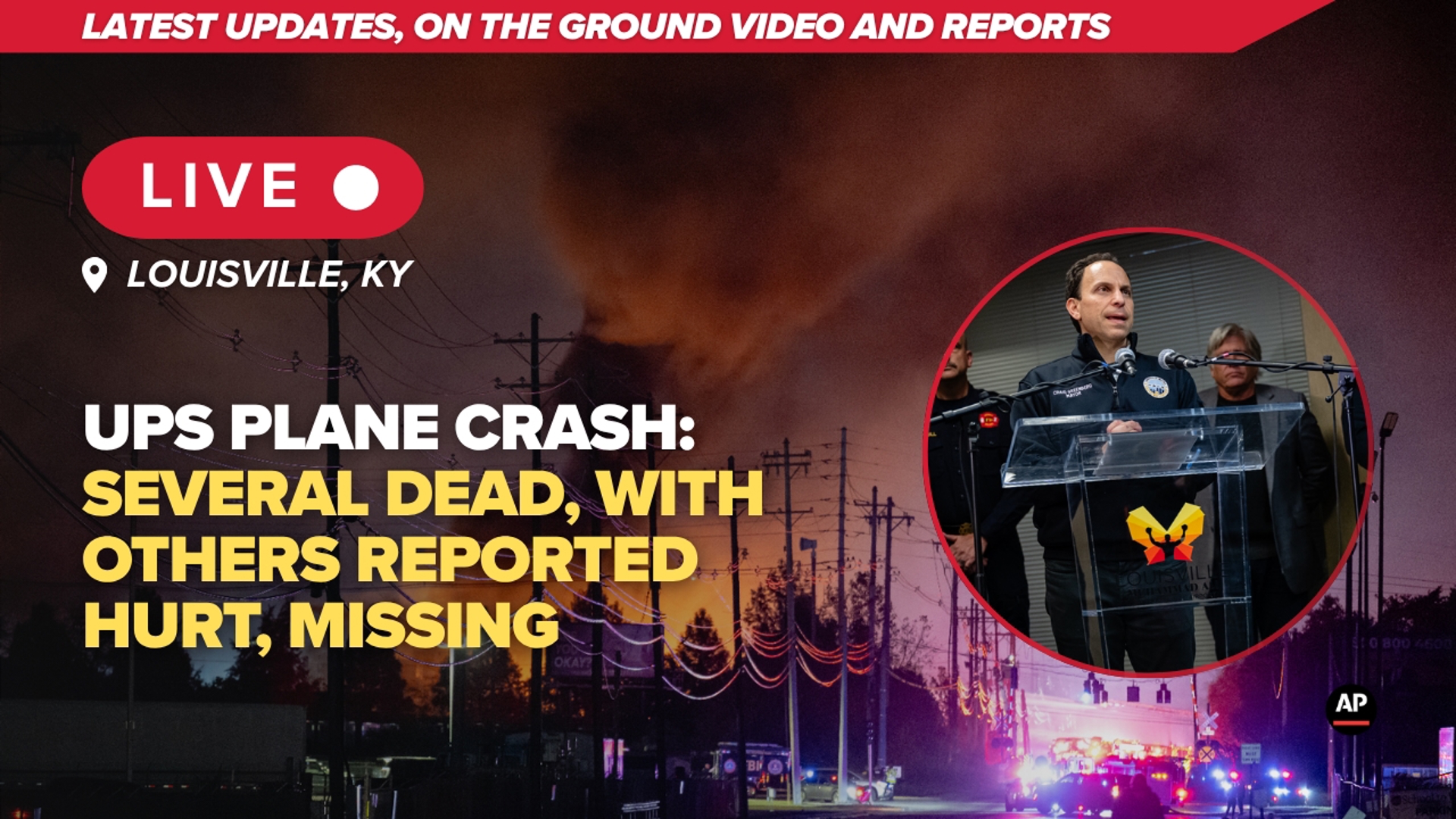 LIVE | Louisville UPS plane crash: Death toll rises to 11, NTSB locates ...