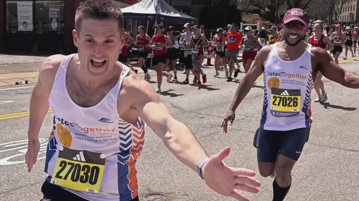 Cancer Survivor runs Boston Marathon with his Cleveland Clinic surgeon ...