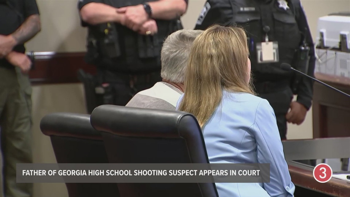 Colt Gray's father, Colin Gray, full court appearance | Apalachee High ...