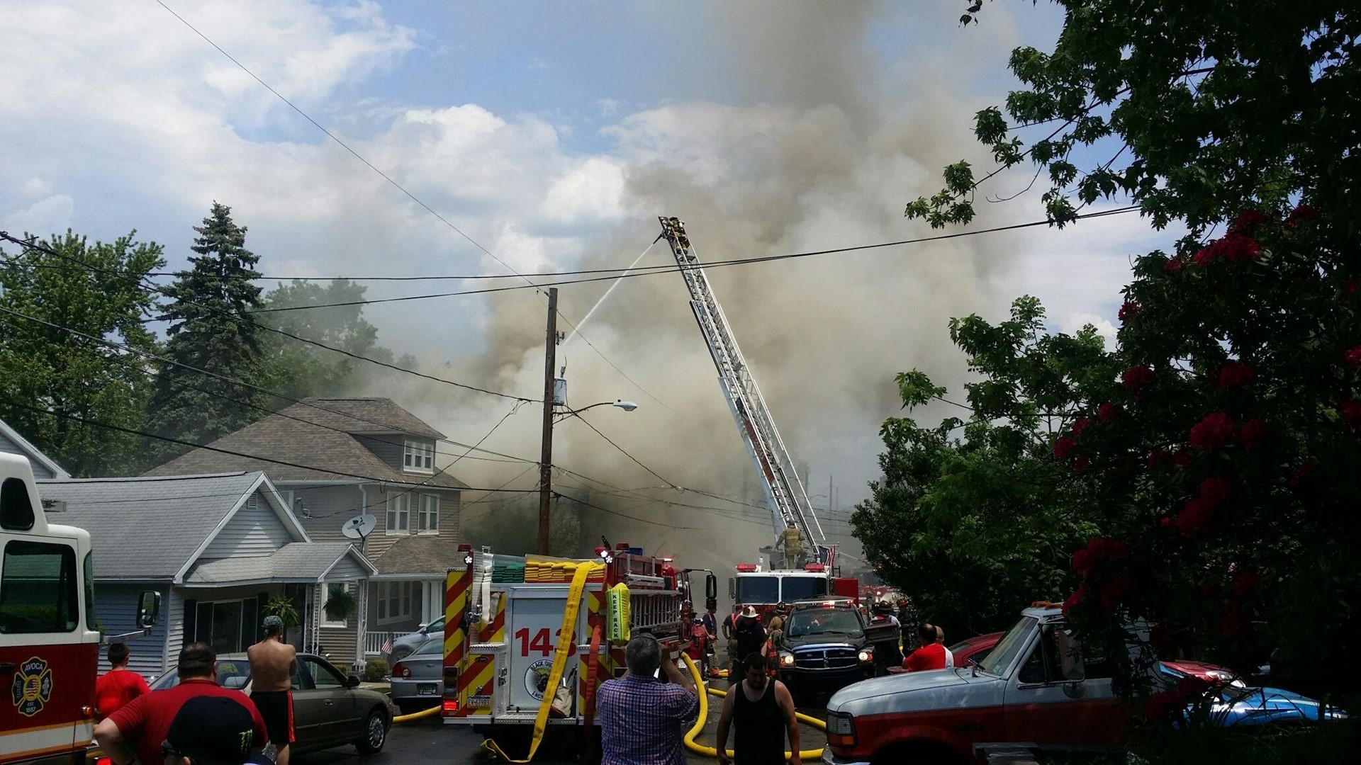 Engine Damaged; Firefighters Injured at House Fire in Luzerne County ...