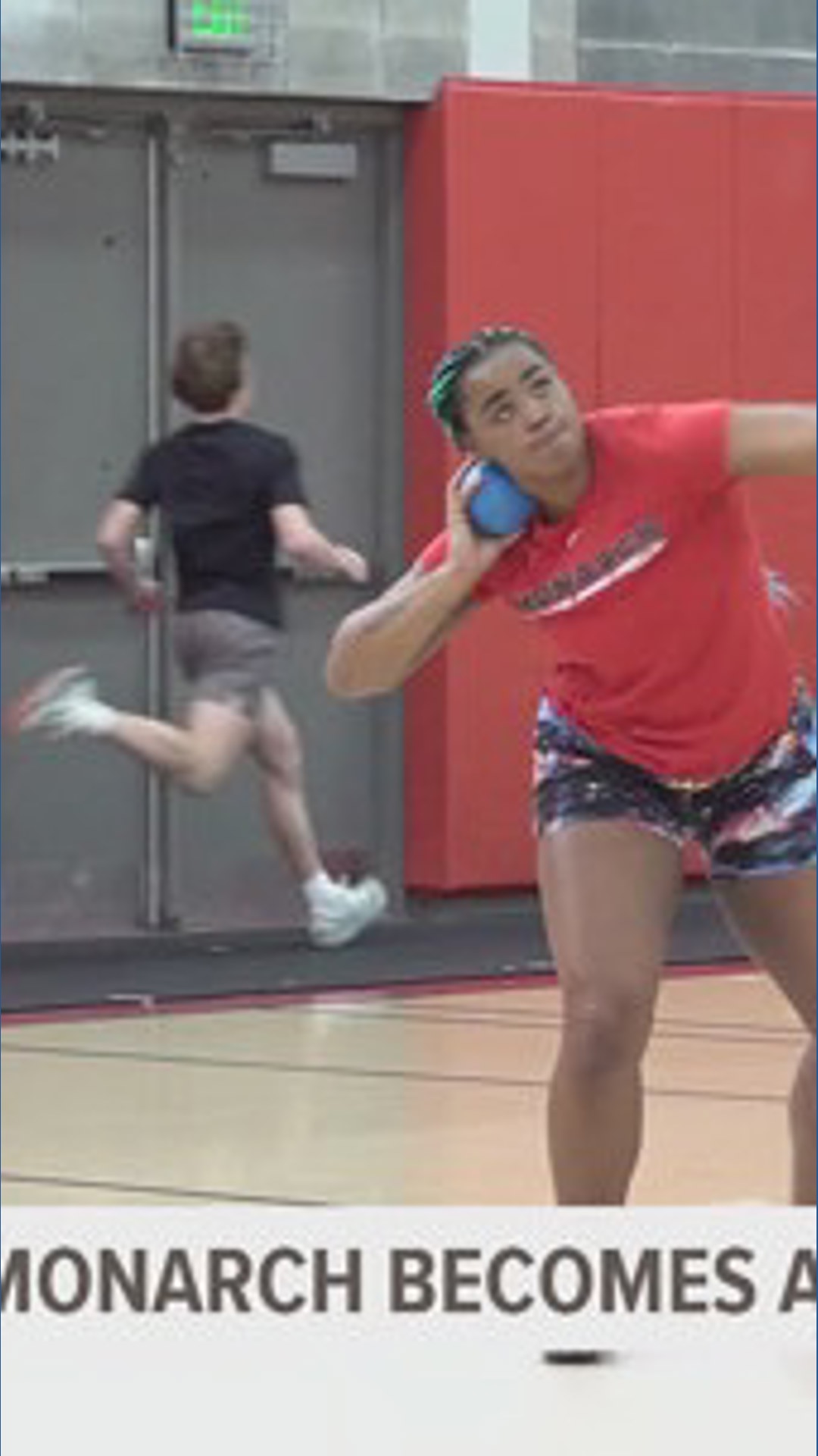 Brandy Varner sets new indoor throwing records for King's College at ...