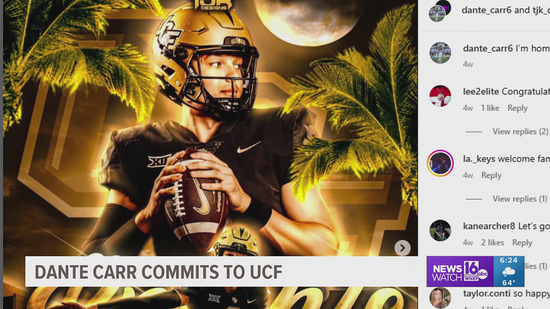 From the Coal Region to the Sunshine State; Minersville's Dante Carr ...