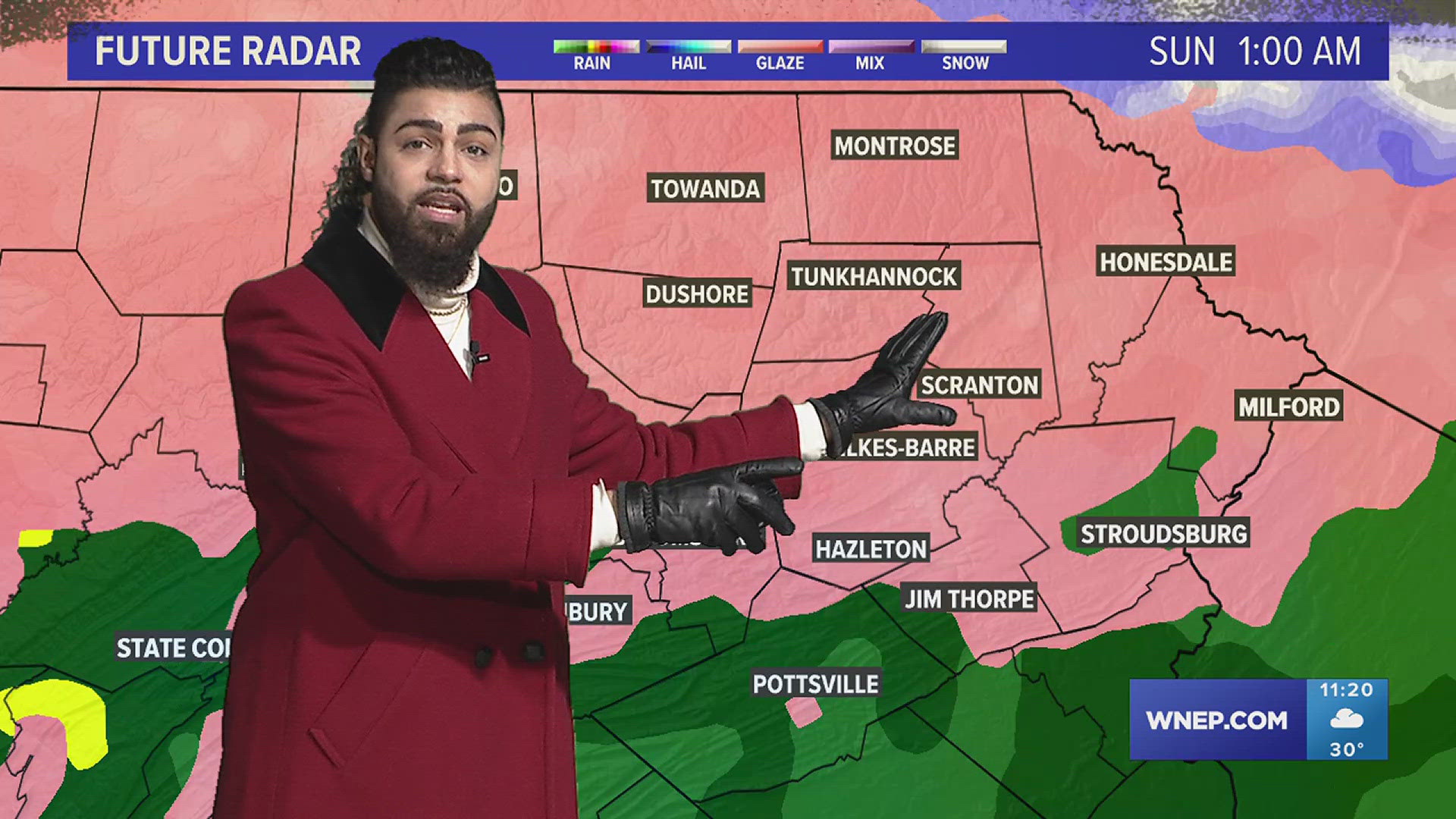 11PM Update: Breezy and colder for Valentine's Day | wnep.com
