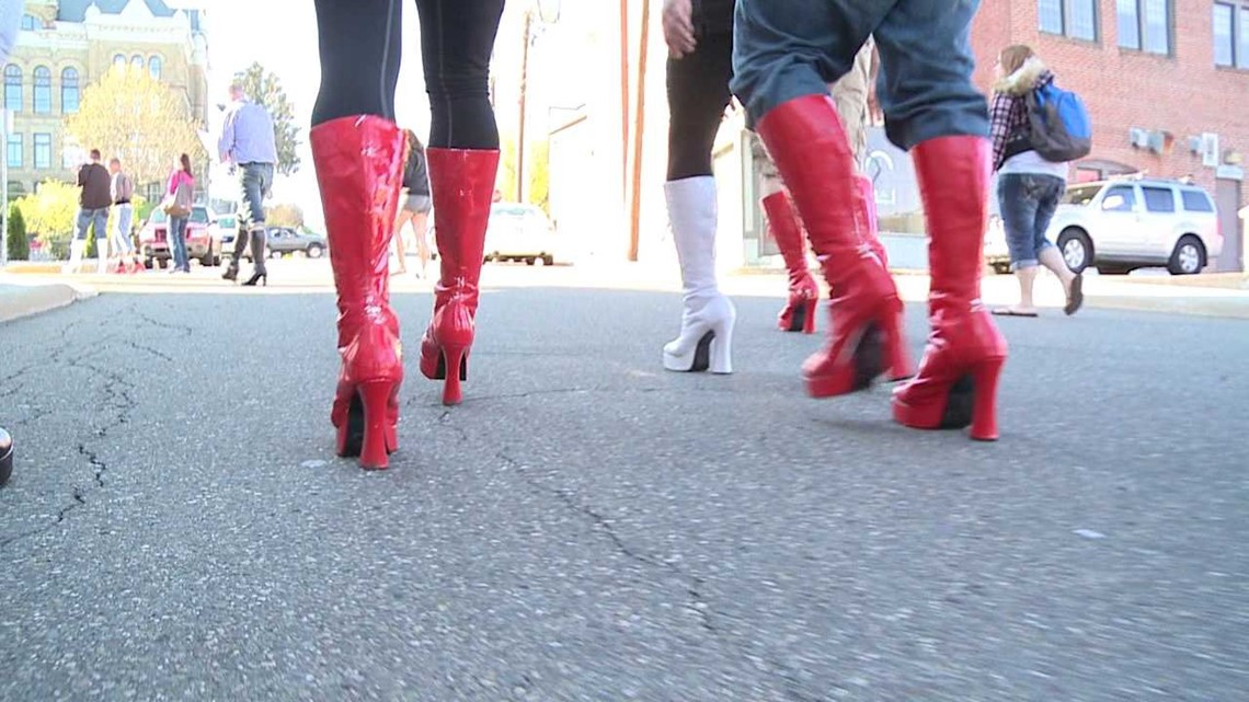 Men Marching in High Heels | wnep.com