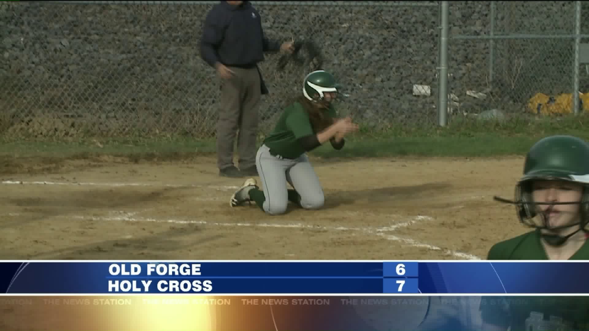 Holy Cross vs Old Forge softball | wnep.com