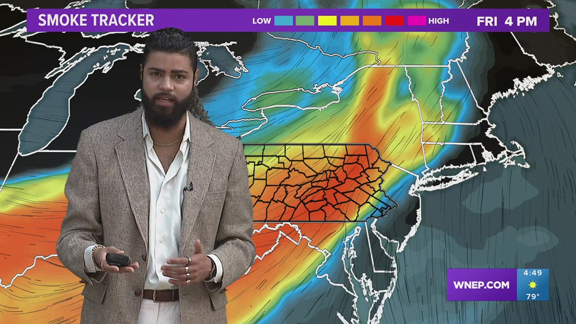 Wildfire smoke once again smothers the Northeast, here's when that haze ...