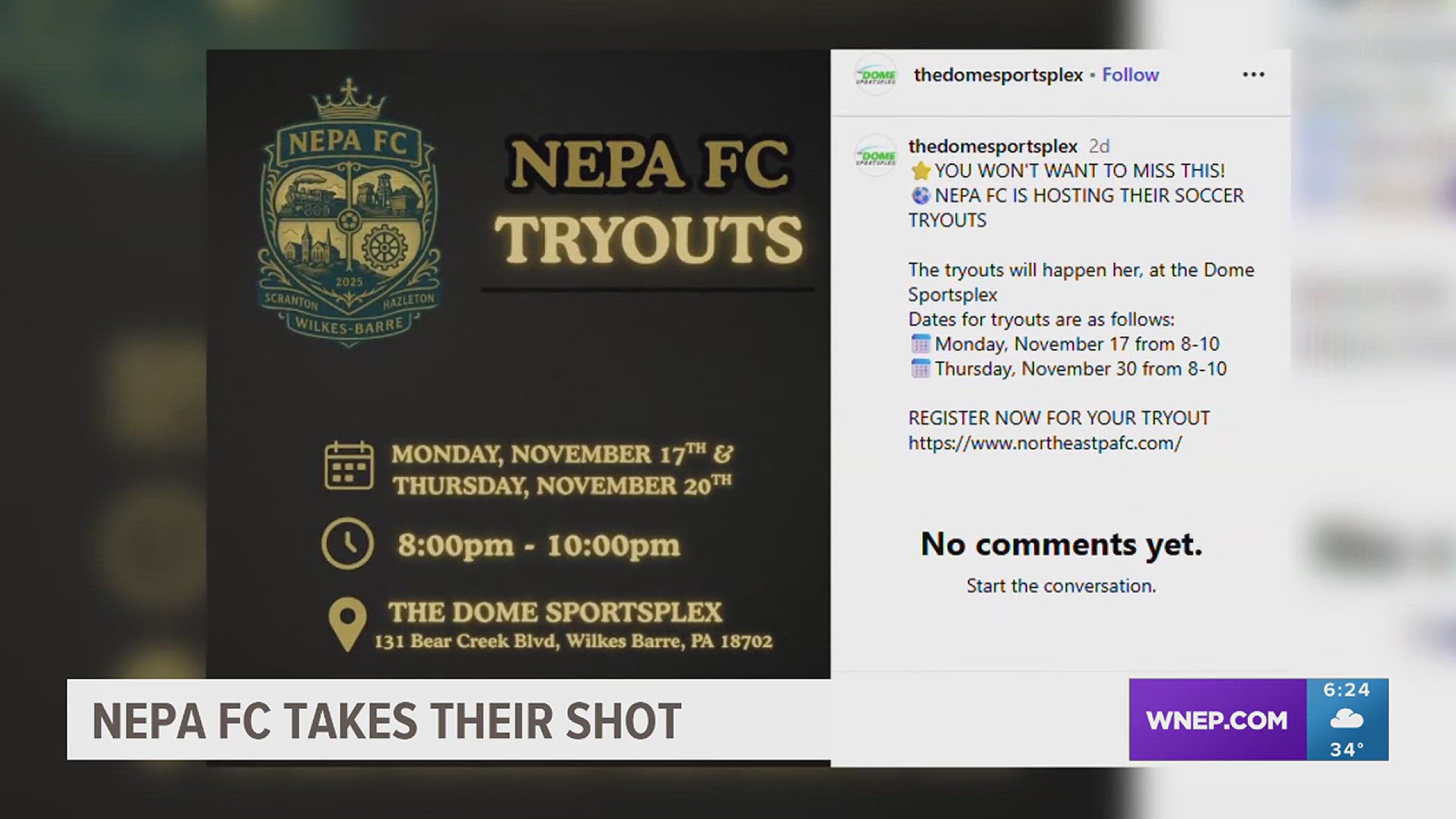 NEPA FC Brings Semi-Professional Soccer to Northeastern PA | wnep.com