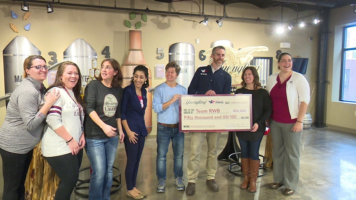 Yuengling Makes $50,000 Donation To Team RWB | wnep.com