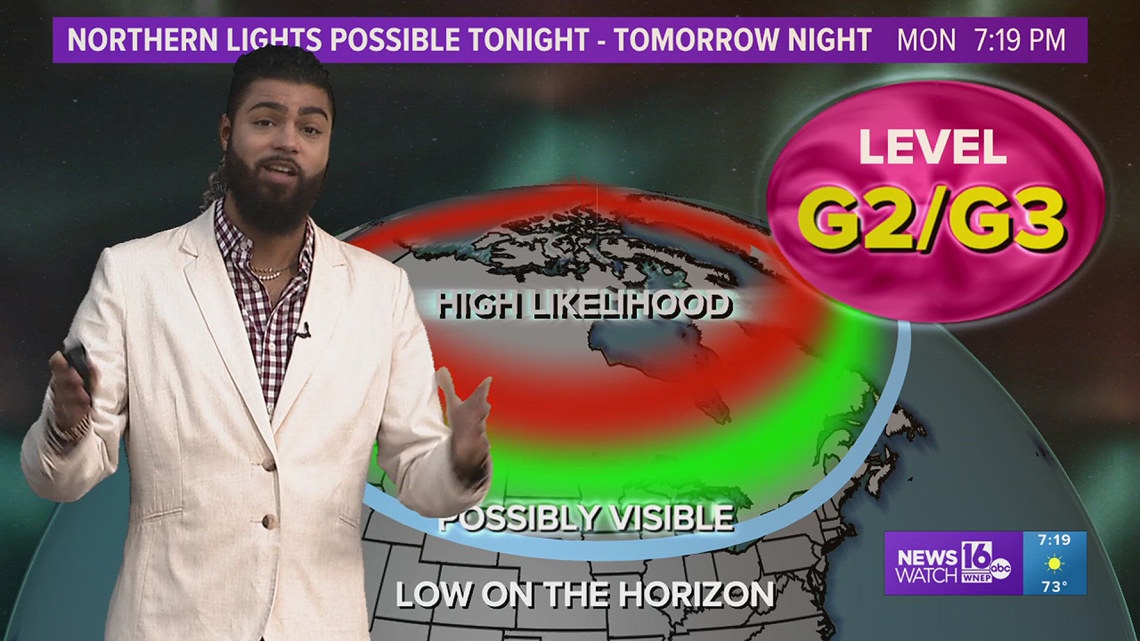 Aurora Forecast: Level G2 Geomagnetic Storm Watch elevated to an Alert ...