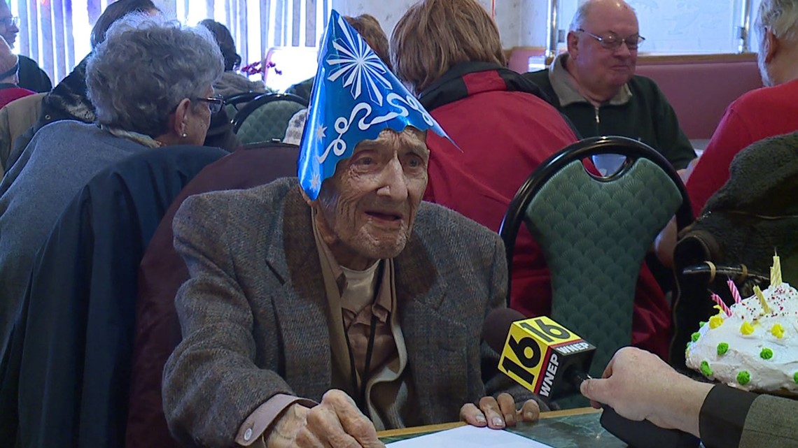 Happy 105th Birthday, Roger Homeyer | wnep.com