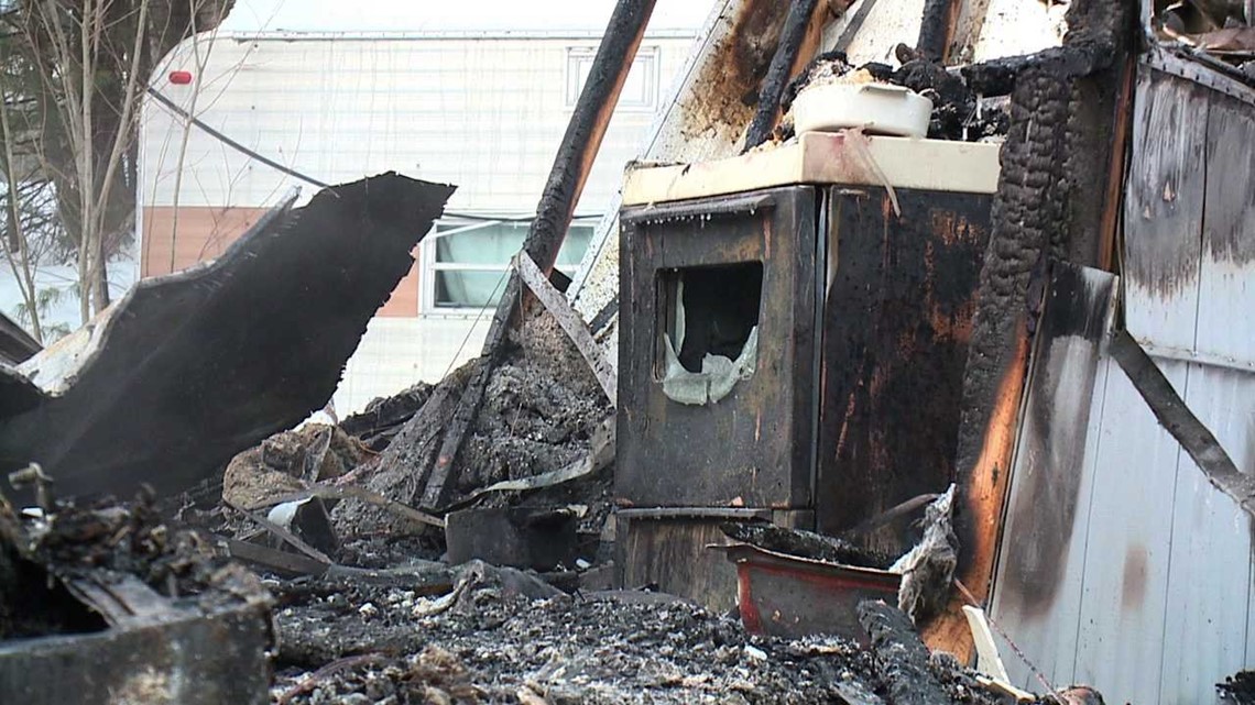 Flames Destroy Mobile Home | wnep.com