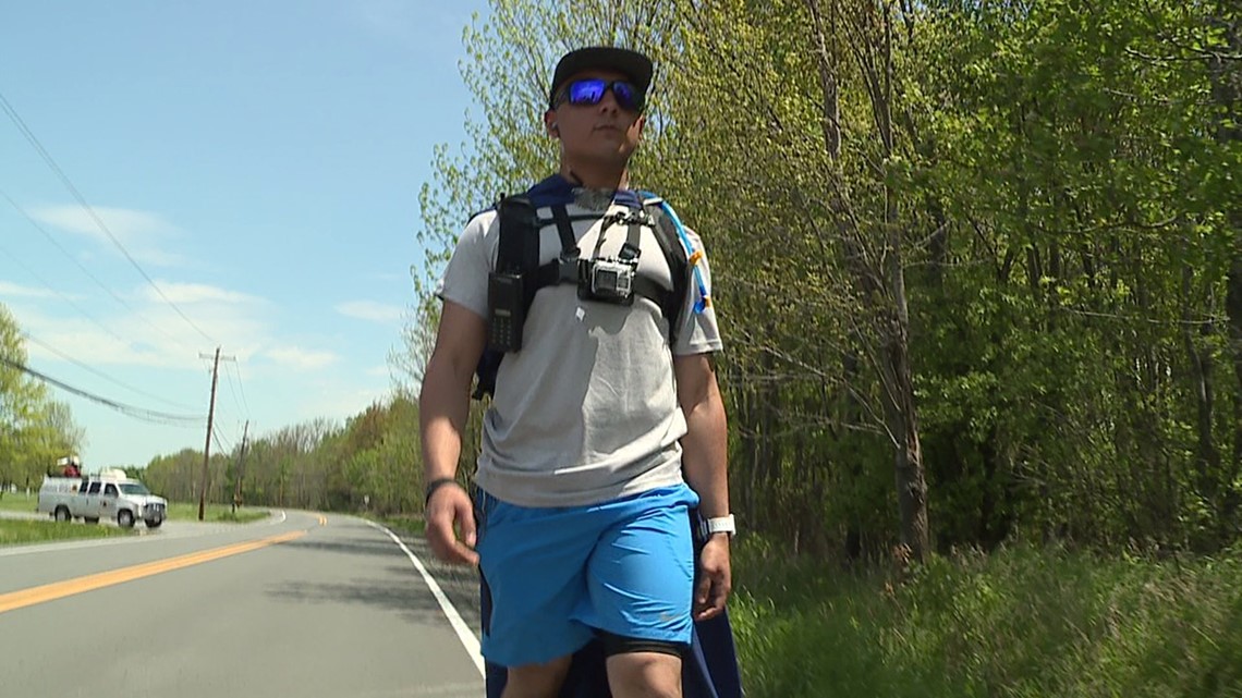 ‘State Walker’ Walking Across Pennsylvania to Raise Awareness of Child ...