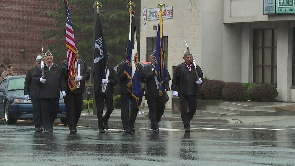 Rain No Match for Armed Forces Parade in Scranton | wnep.com