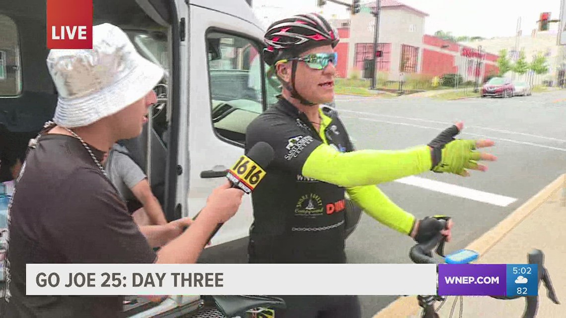 Day 3 of Go Joe's 25th Anniversary Bike Ride | wnep.com