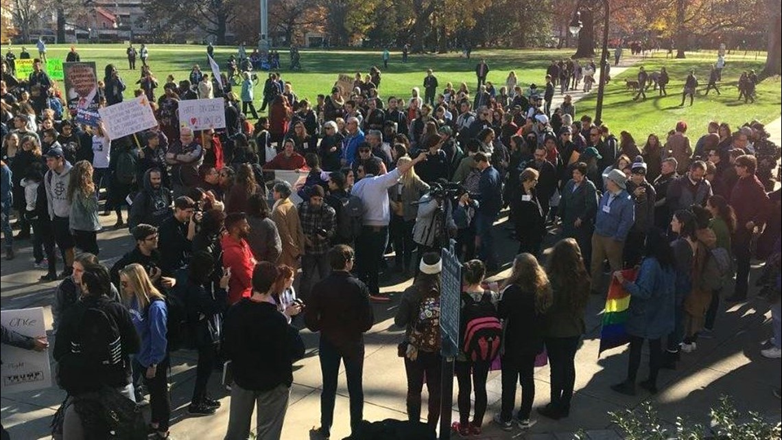 Both Sides Show Up at Penn State Protest | wnep.com