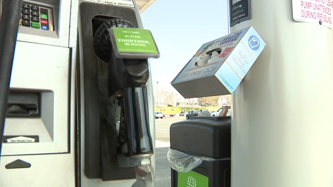 Giant gas station offers gloves, sanitizer at gas pumps | wnep.com