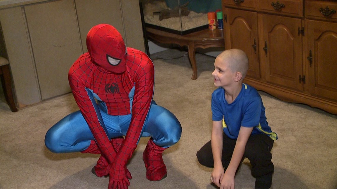 Spider-Man Visits Child Before Brain Surgery | wnep.com