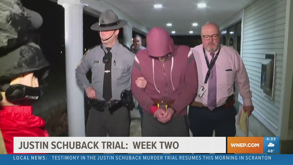 Second week of Justin Schuback murder trial begins | wnep.com
