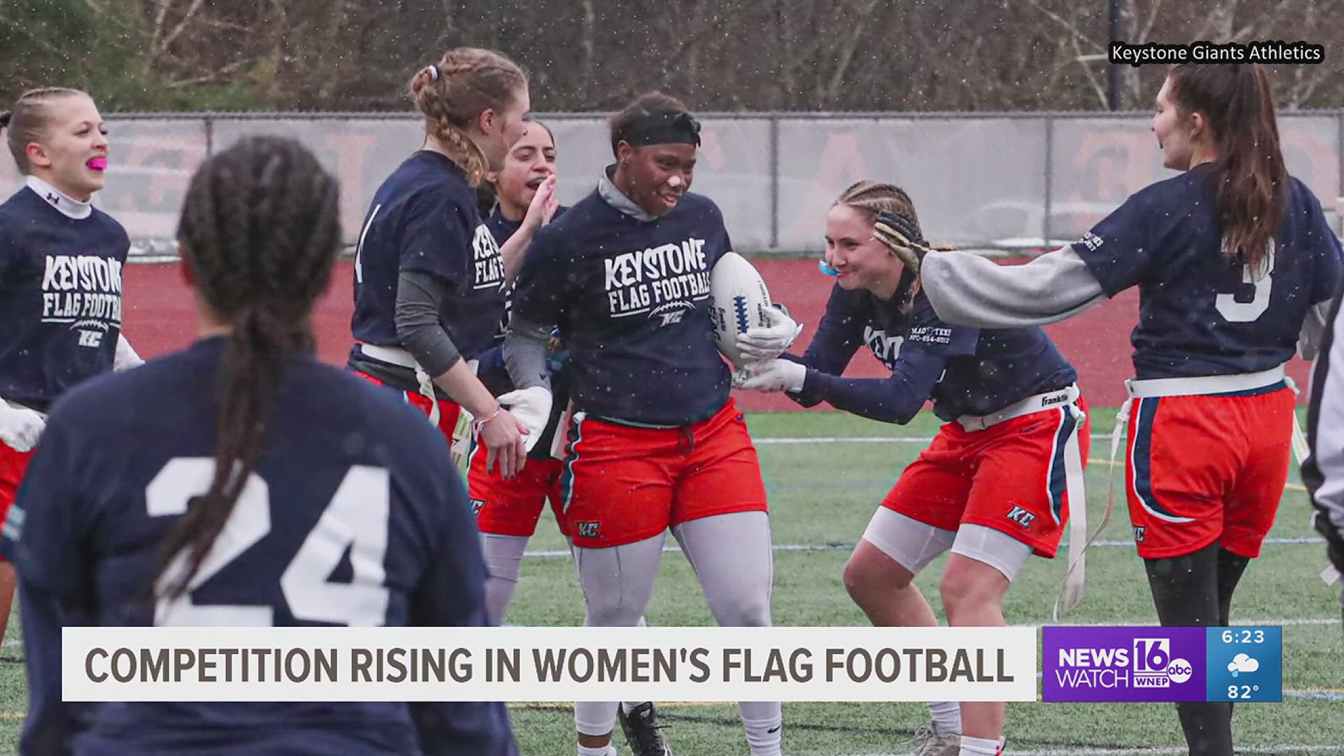 Keystone Women's Flag Football Enters NCAA Spotlight | wnep.com