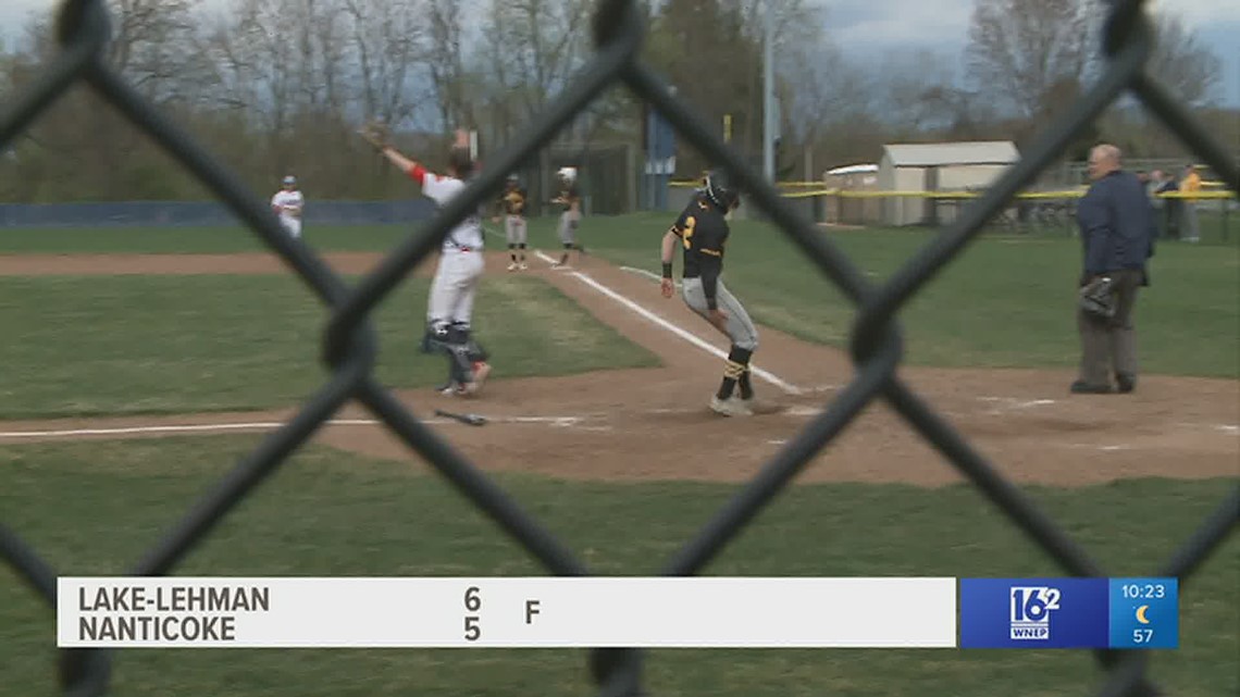 Lake-Lehman remained unbeaten with a 6-5 win over Nanticoke in HS ...