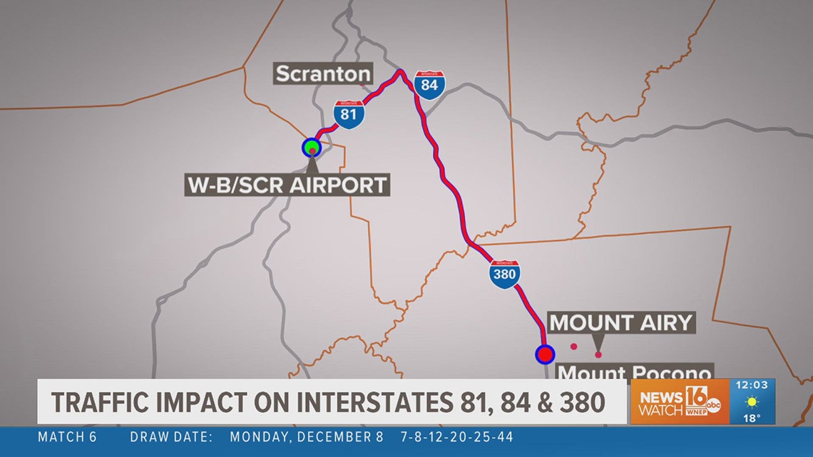 Trump visit to cause traffic delays | wnep.com