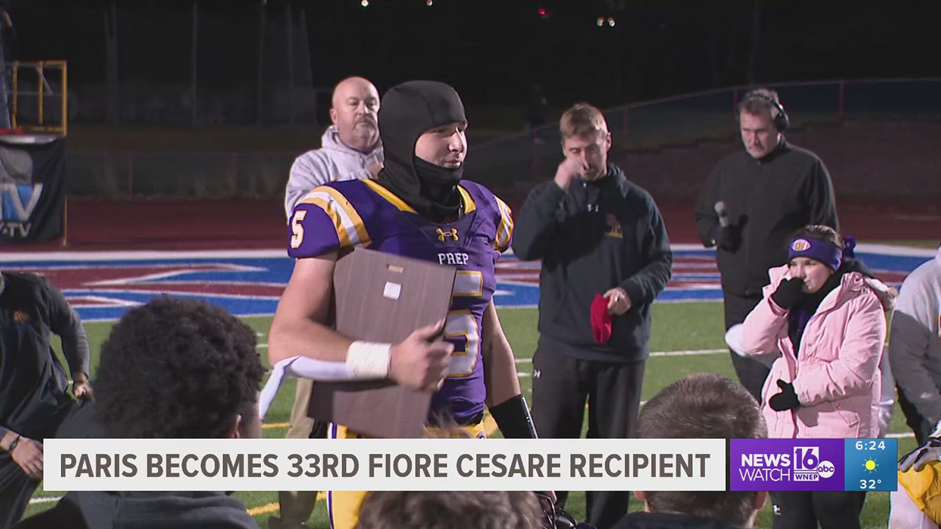 Scranton Prep's Louis Paris becomes the 33rd recipient of the Fiore ...