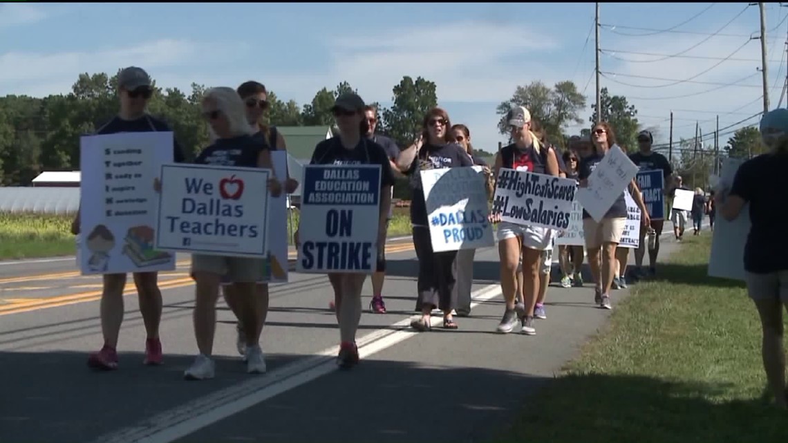 Teachers in Dallas School District Begin Strike | wnep.com