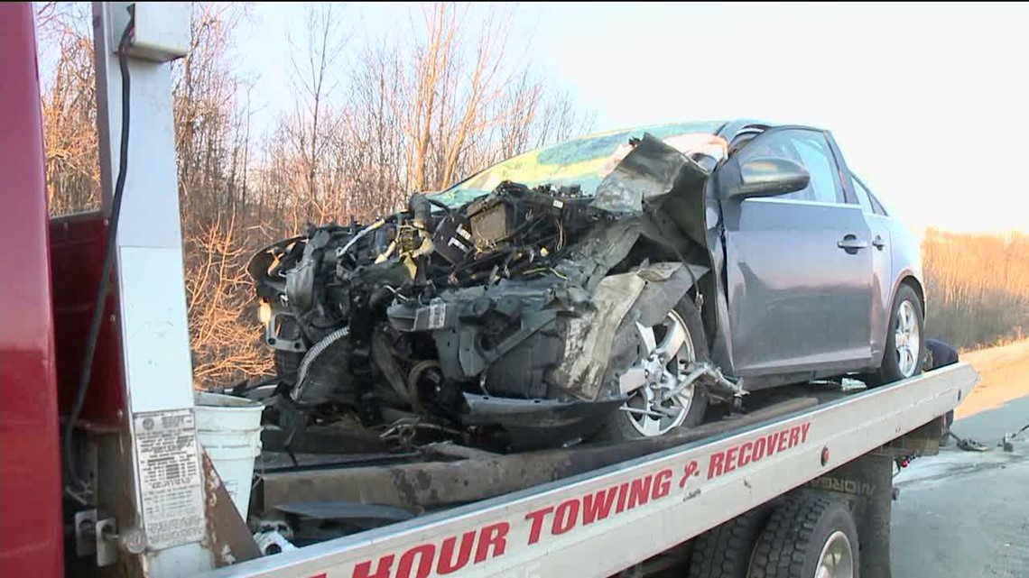 Car Slammed into Rear of Tractor Trailer | wnep.com