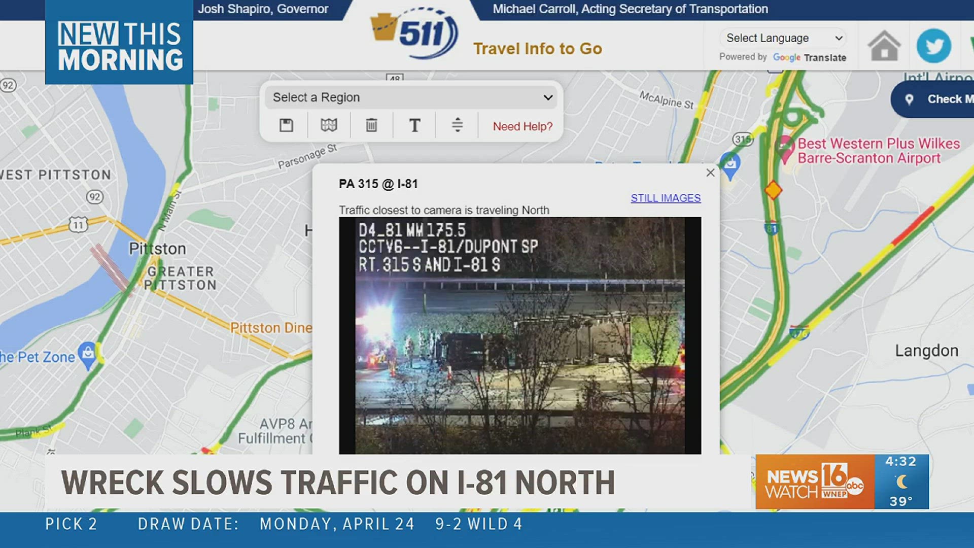 Slow traffic after a wreck in I-81 North | wnep.com