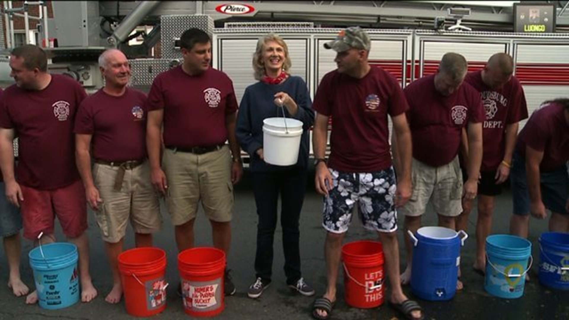 ALS Widow leads fire department in “Ice Bucket Challenge” | wnep.com