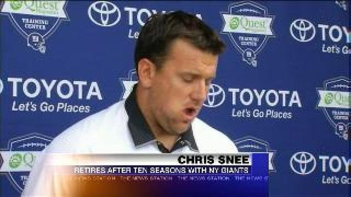 Chris Snee retires from NFL | wnep.com
