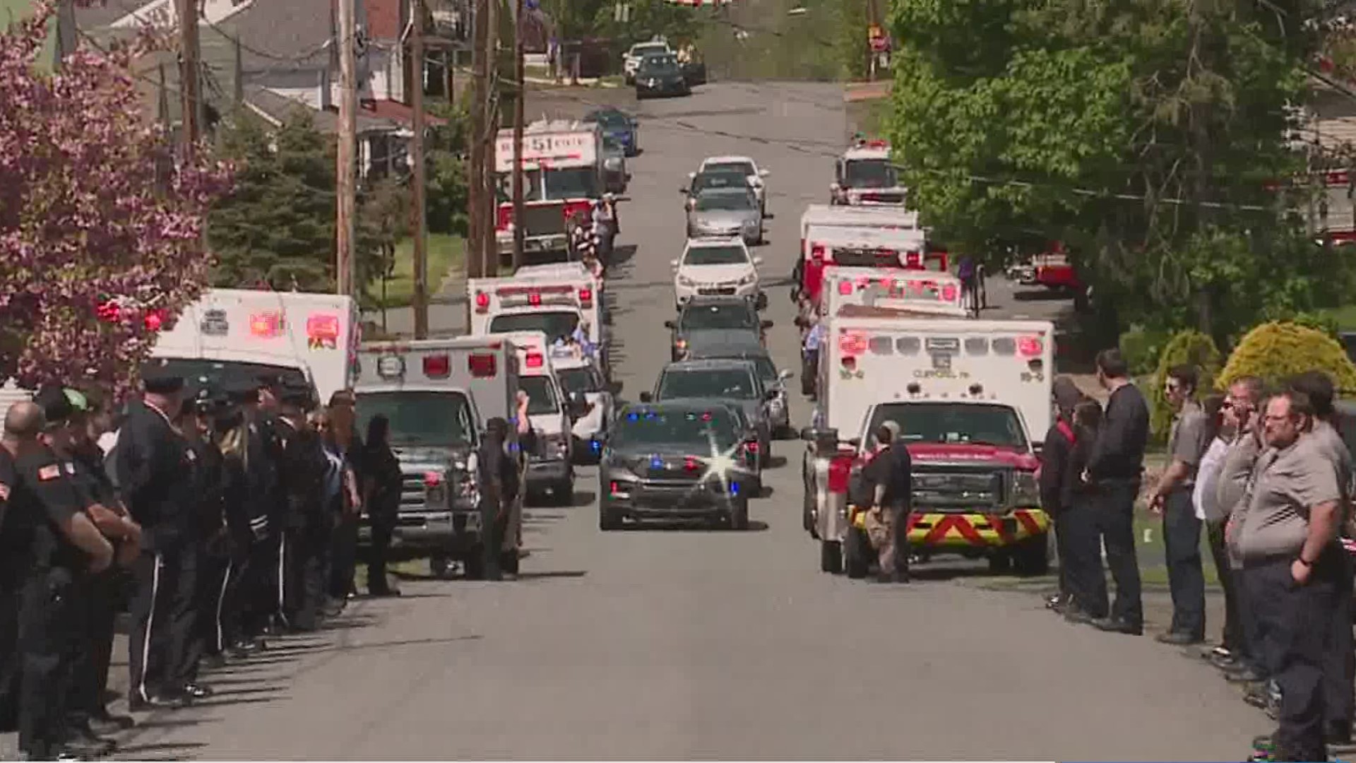 Funeral procession for paramedic | wnep.com