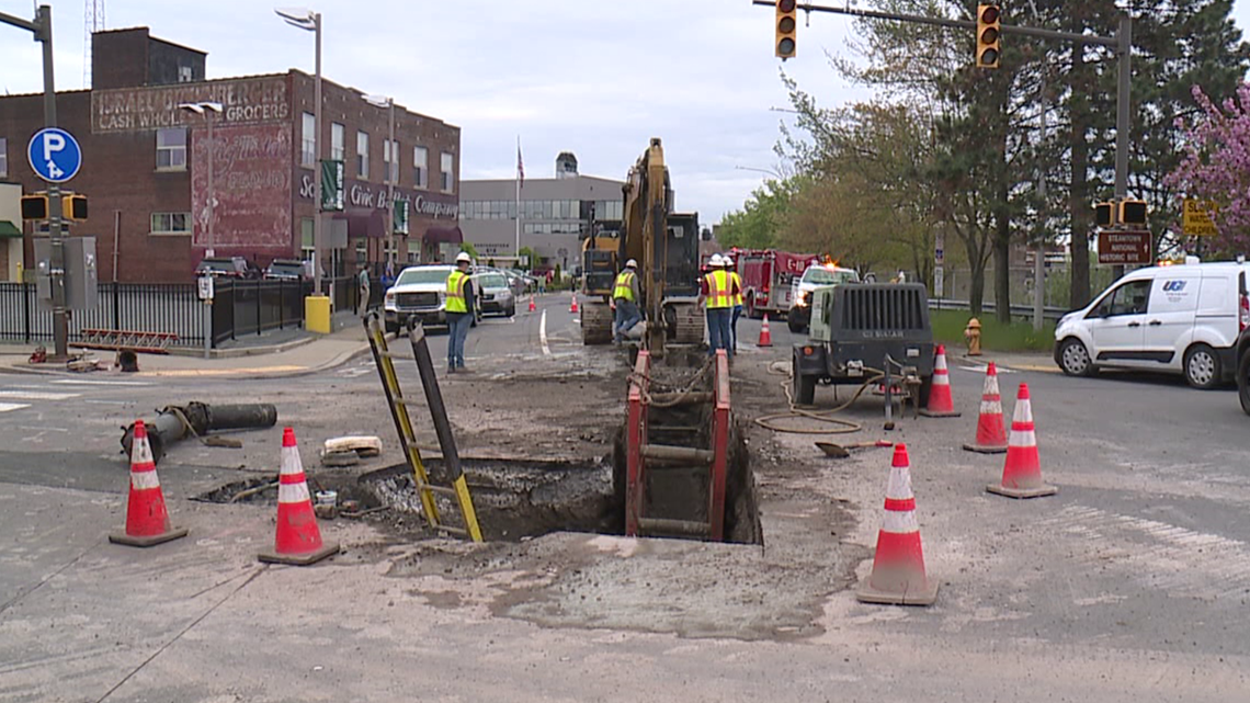 Gas line hit in Scranton | wnep.com