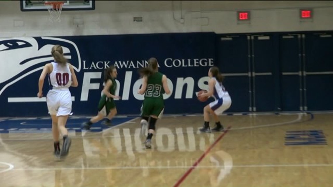 Dunmore vs Holy Cross girls basketball | wnep.com