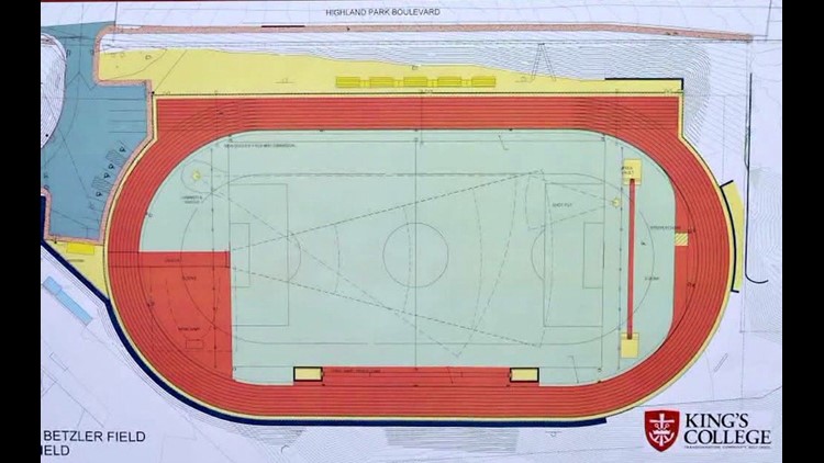 King’s College New Track and Field Under Construction | wnep.com