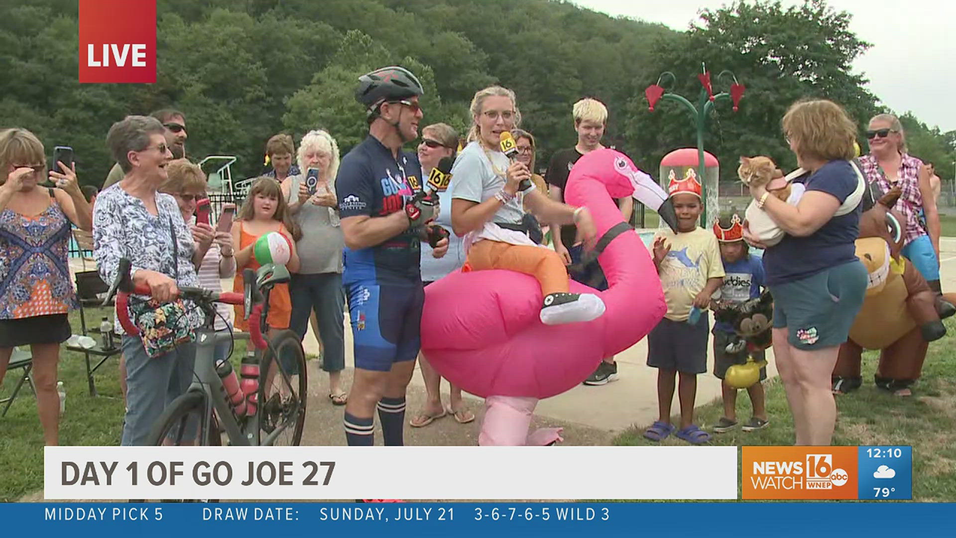 Joe stops to take a dip in Lycoming County during Go Joe 27 | Day 1 ...