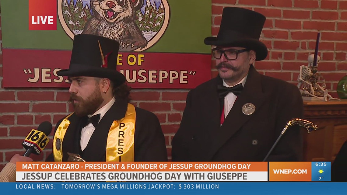 Jessup celebrates Groundhog Day with Giuseppe the ferret | wnep.com