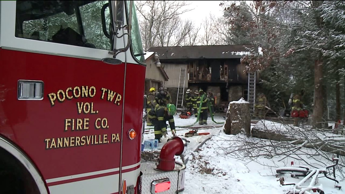 Flames Rekindle and Spread in Pocono Township | wnep.com