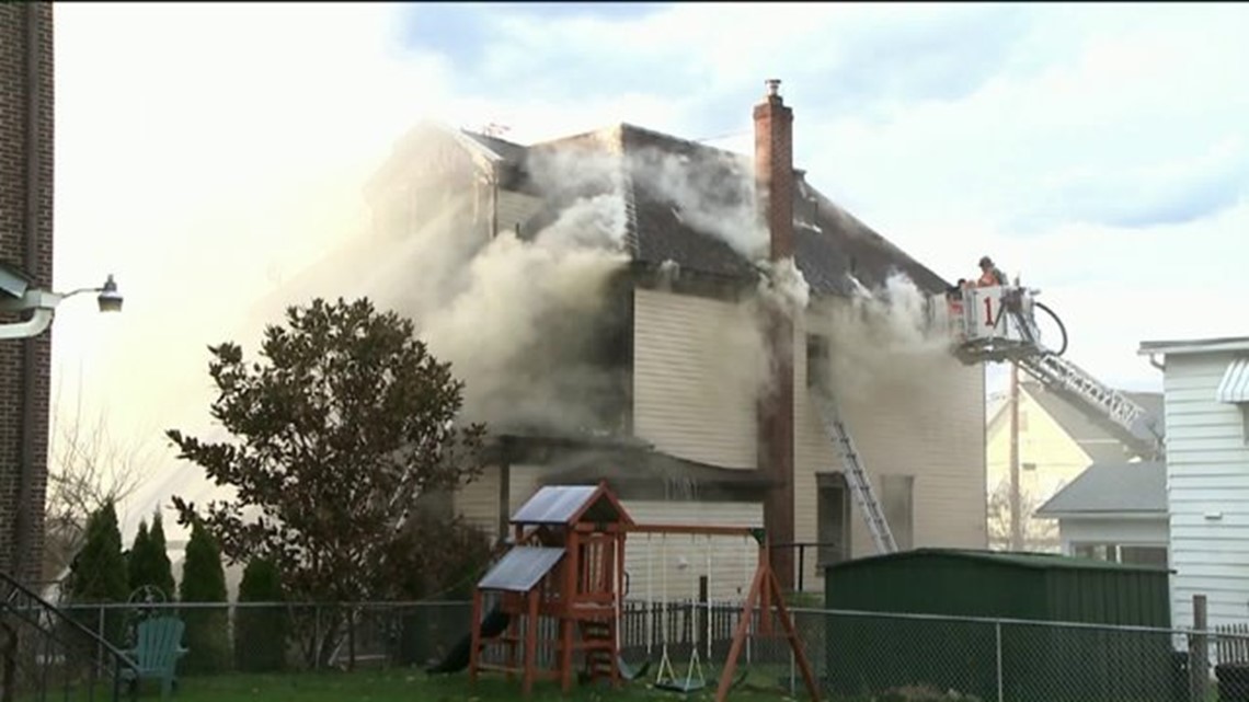 Fire Tears Through Former Rectory | wnep.com
