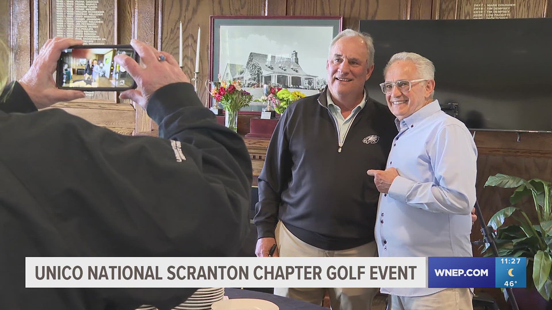 Vic Fangio honoree at UNICO Scranton Chapter Golf Tournament | wnep.com