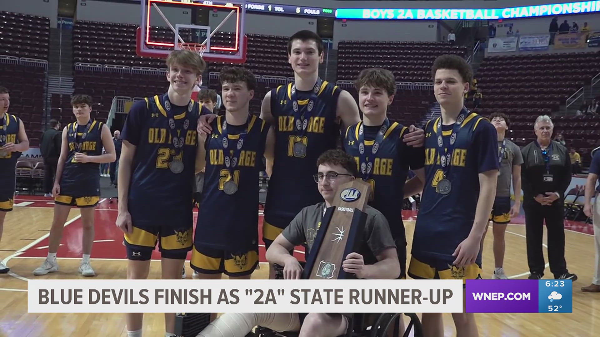 Old Forge Blue Devils Bring Home The Silver In "2A" Boy's Basketball ...