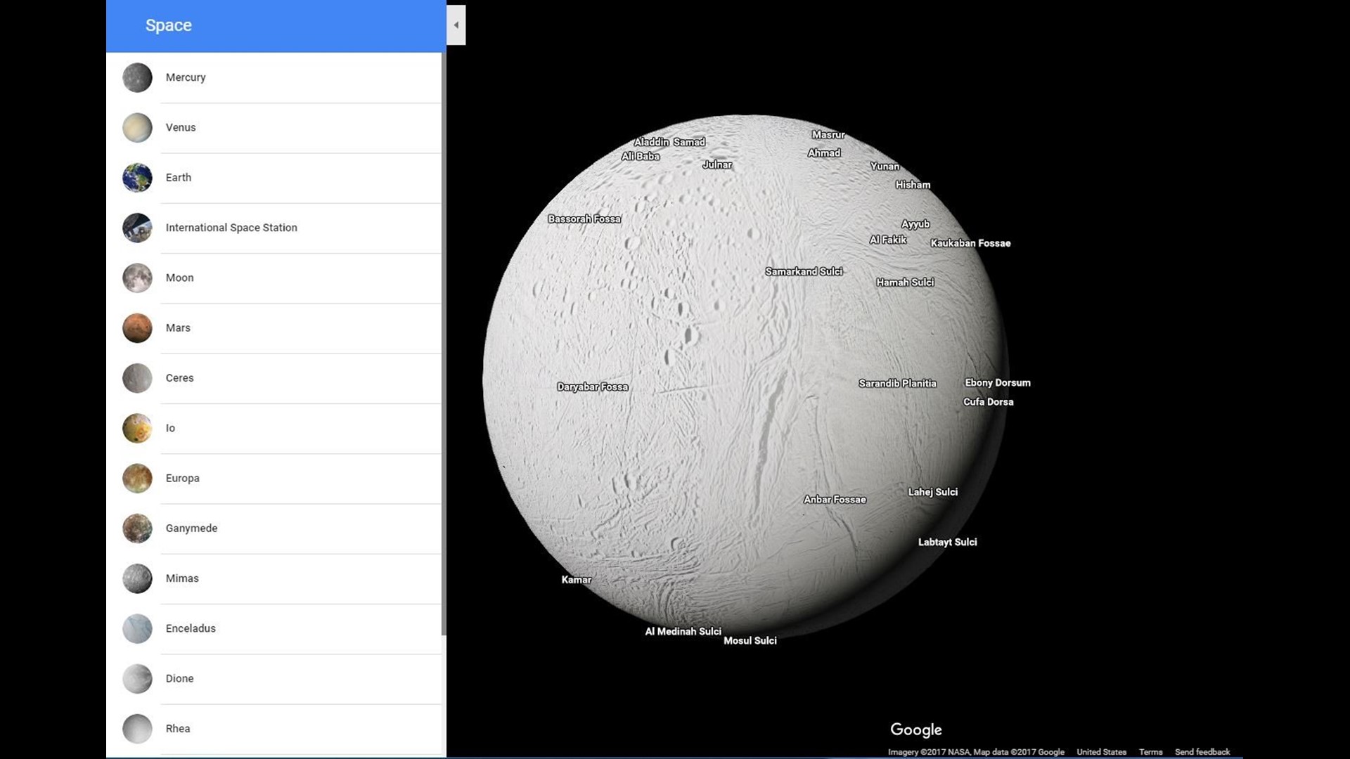 Google Maps Now Allows Users to Explore the Solar System | wnep.com