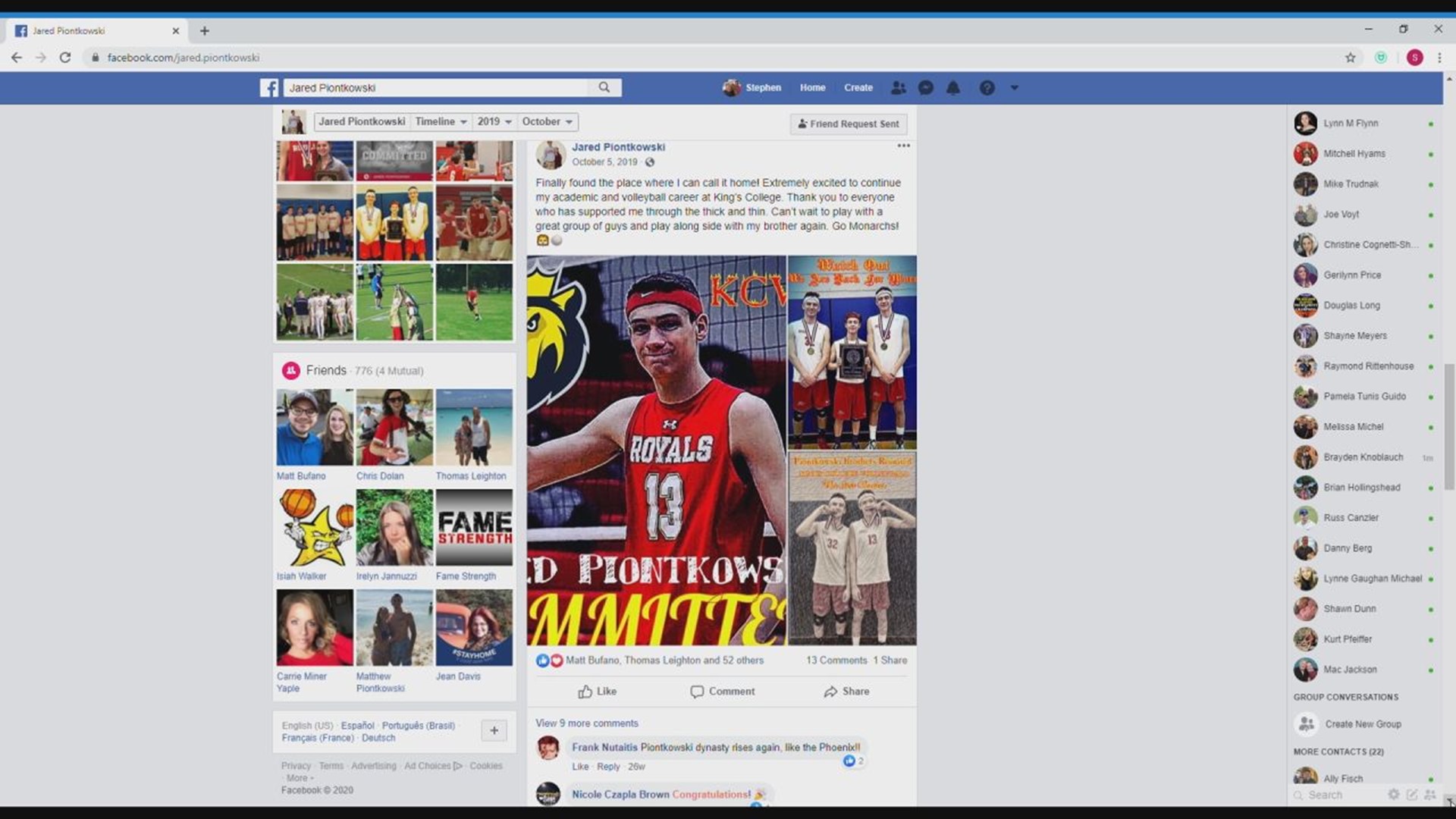 Piontkowski brothers point towards playing volleyball together at King ...